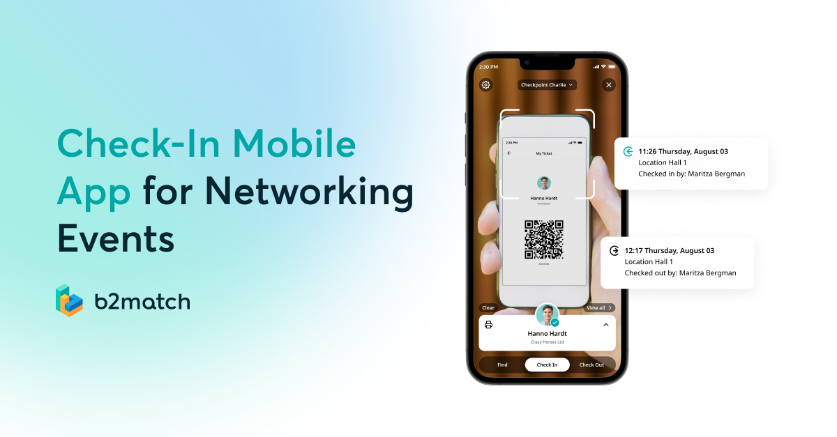 Check-In Event App for In-person and Hybrid Networking Events