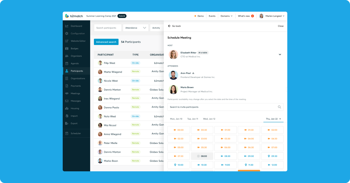 Advanced Meeting Management