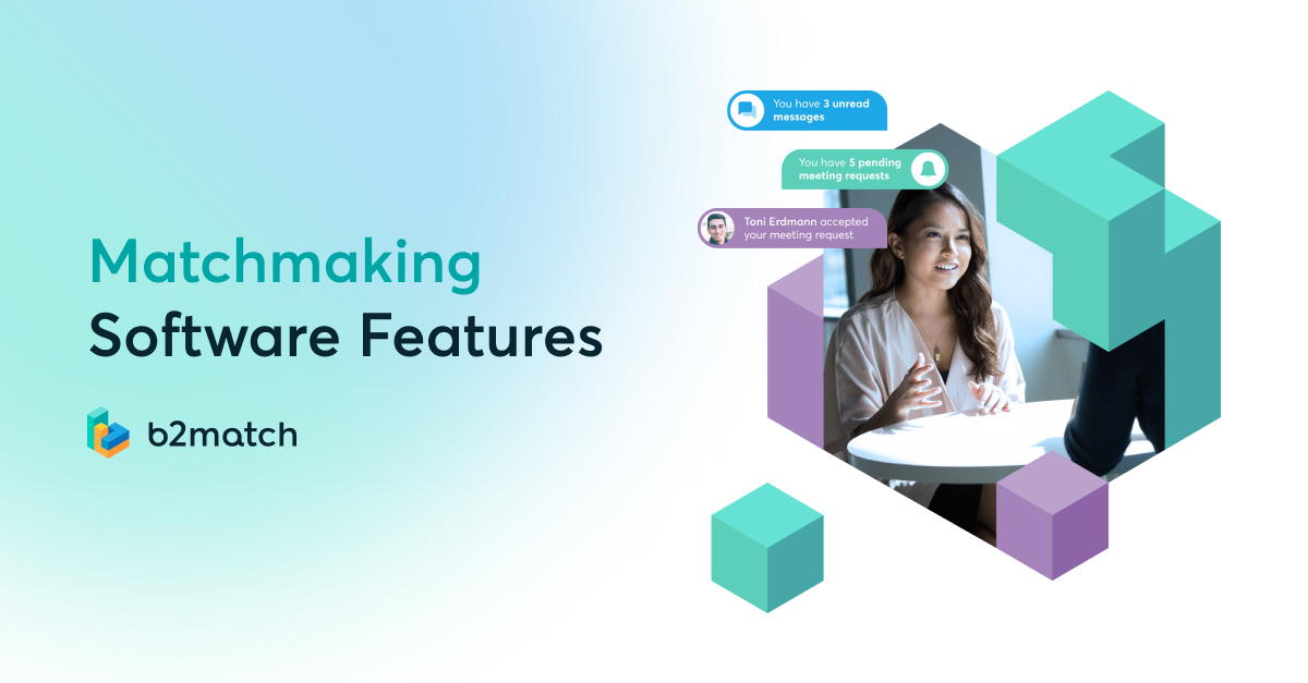 Event networking platform features.