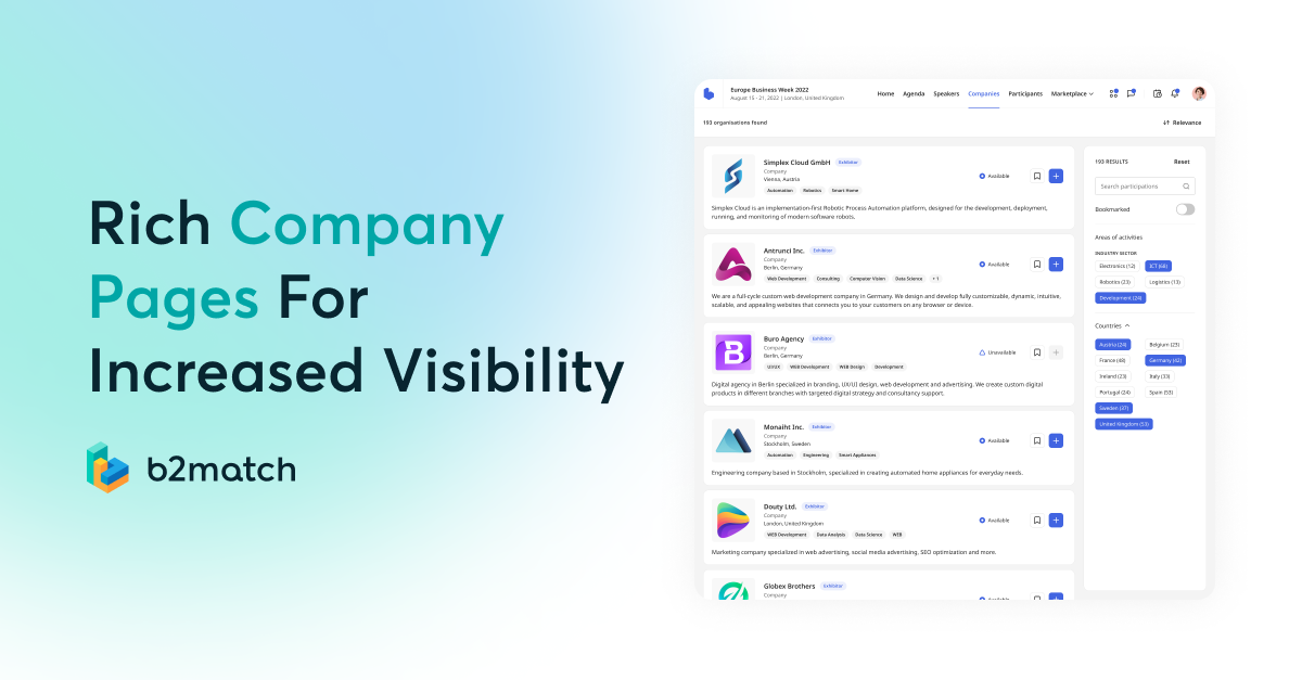 Rich Company Pages For Increased Visibility