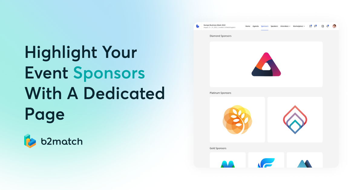 Highlight Your Event Sponsors With A Dedicated Page